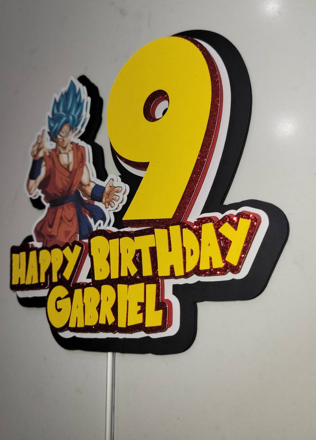 Dragon Ball Z Cake Topper, Dragon Ball Z Birthday Party, Birthday Decor ...