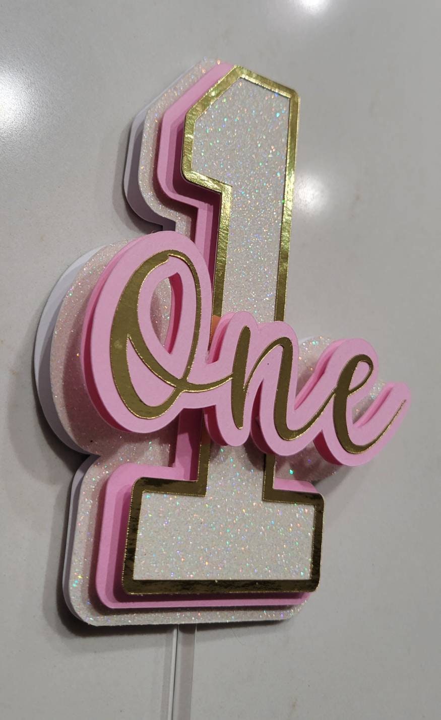 One Cake Topper, 1st Birthday Cake Topper, 1st Birthday Party, Birthday ...