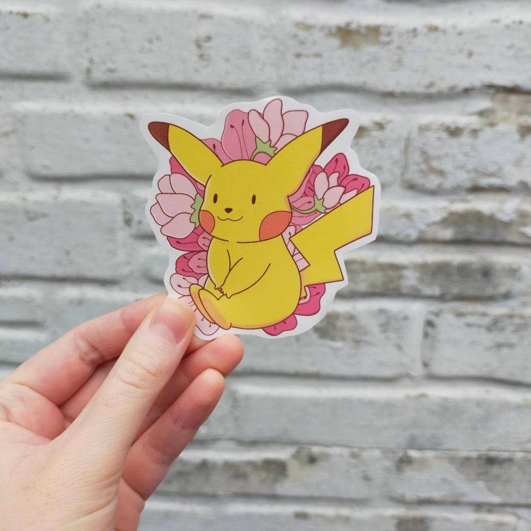 Pikachu Sticker-pokemon-pokemon Sticker-pikachu-pokemon - Etsy
