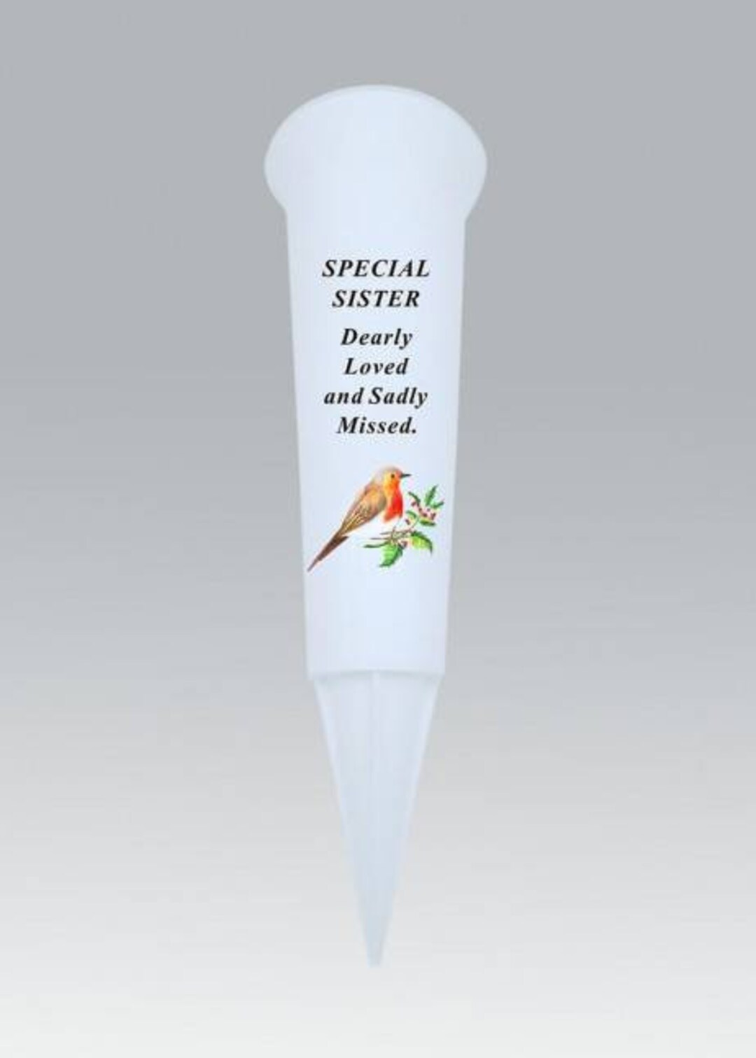 Sister Vase Grave Crematorium Garden Flower Vases Pots White Verse ...