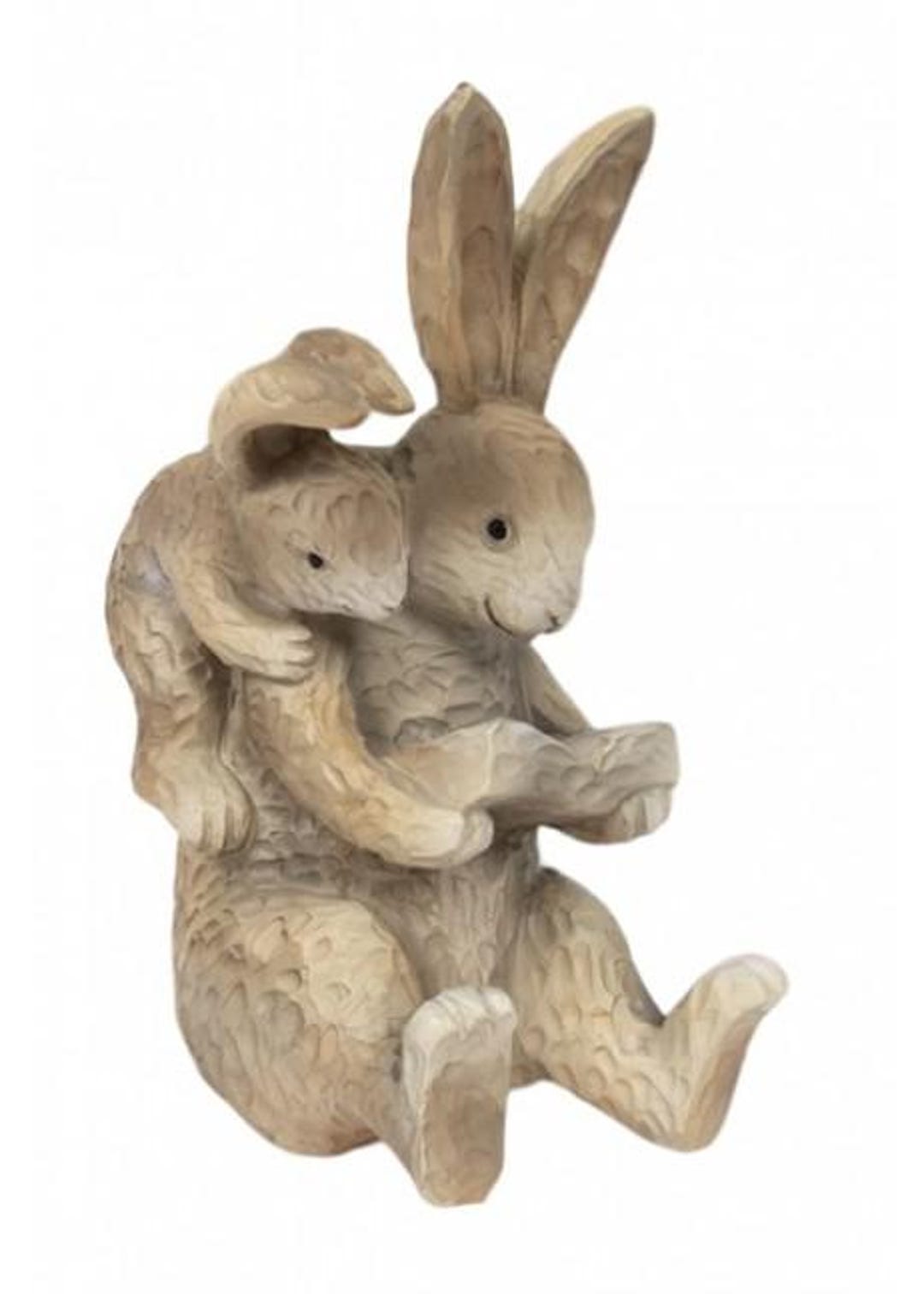 Hatty and Henry Hare Resin Family Bunny Ornament Figurine Hares New ...