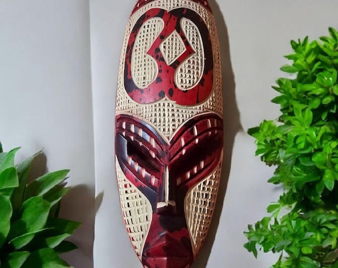 Small Adinkra Hand Carved Mask |african Home Decor| Ashanti Masks ...