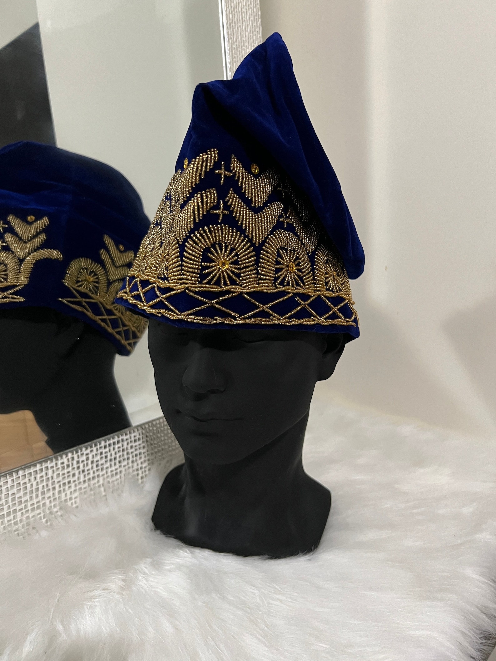 African Men Cap | Fila Ijebu| Men Aso Oke Cap| Nigerian Traditional Men ...