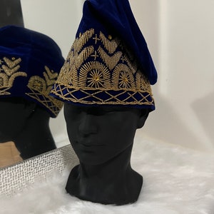 African Men Cap | Fila Ijebu| Men Aso Oke Cap| Nigerian Traditional Men ...