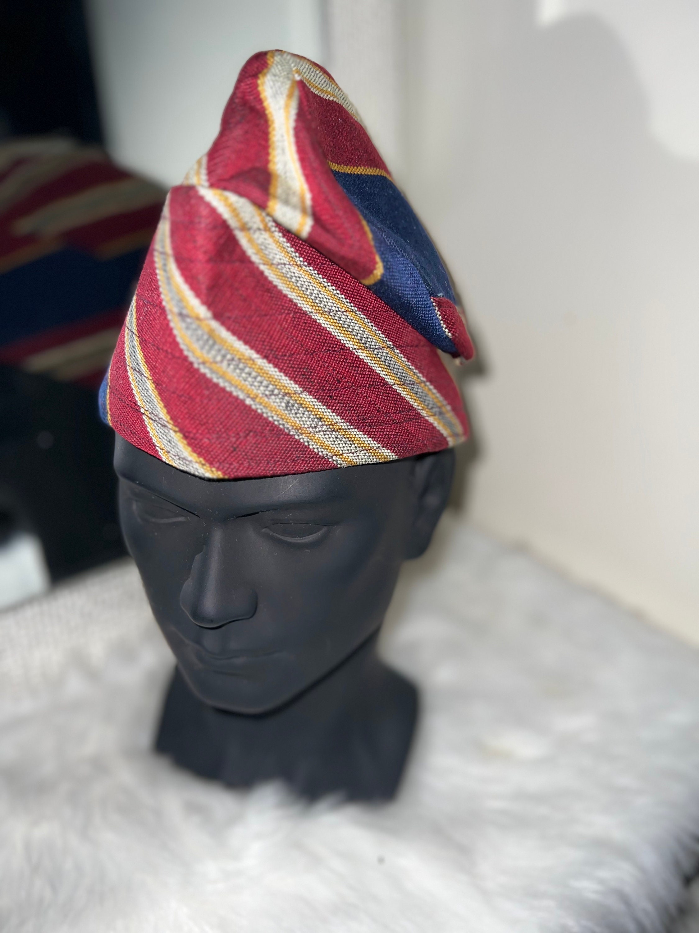 African Men Cap | Fila Ijebu| Men Aso Oke Cap| Nigerian Traditional Men ...