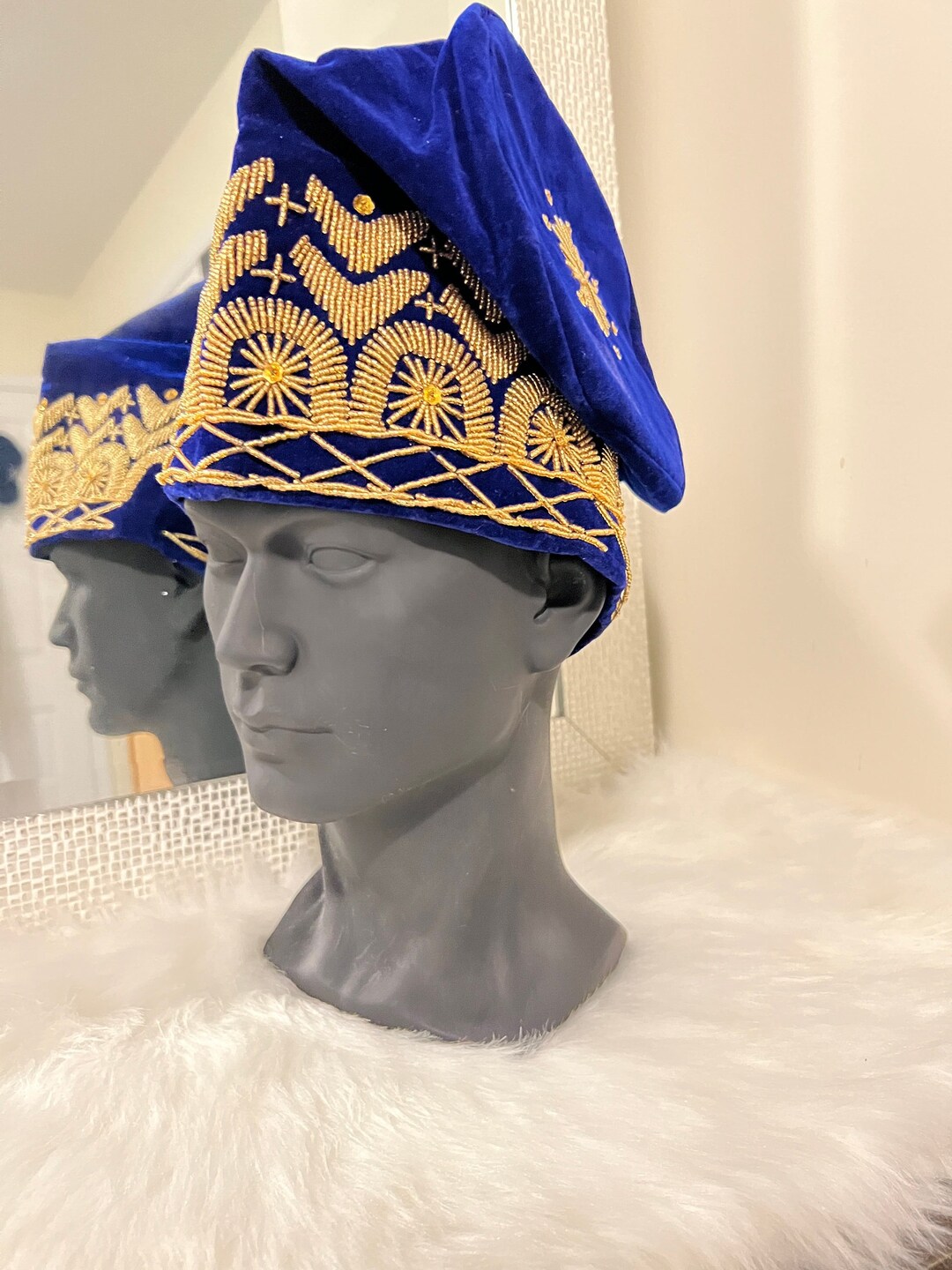 African Men Cap | Fila Ijebu| Men Aso Oke Cap| Nigerian Traditional Men ...