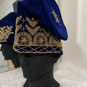 African Men Cap | Fila Ijebu| Men Aso Oke Cap| Nigerian Traditional Men ...