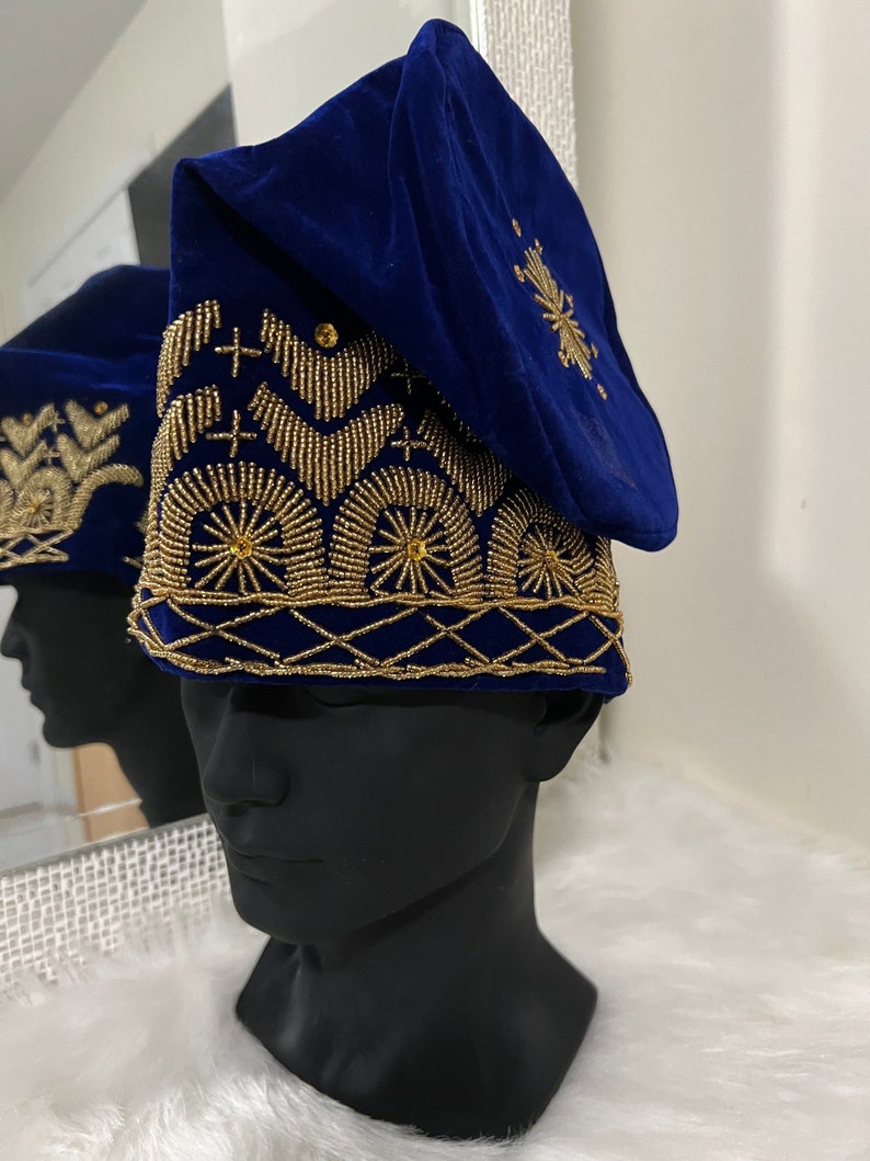 African Men Cap | Fila Ijebu| Men Aso Oke Cap| Nigerian Traditional Men ...