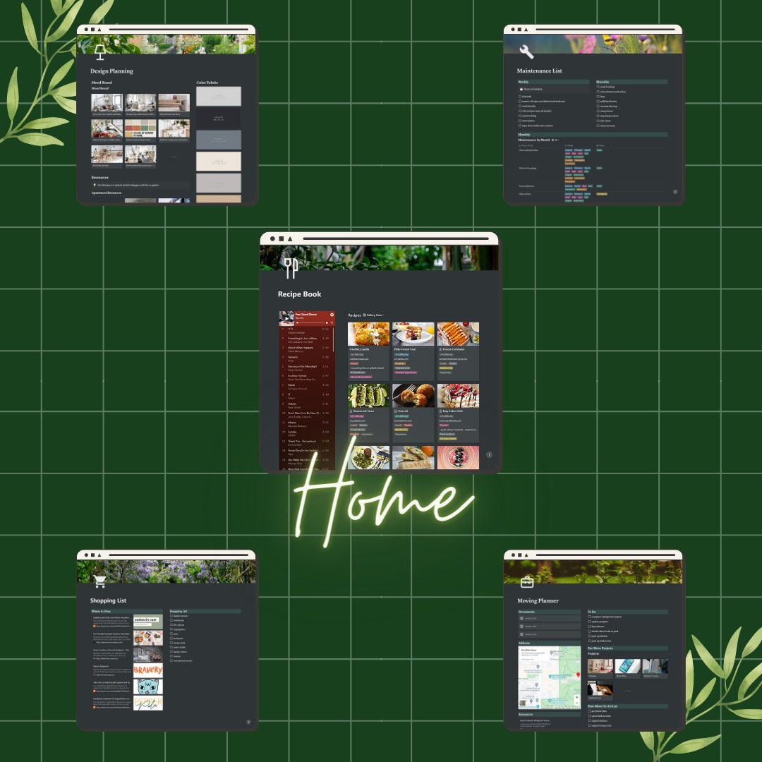 All-in-one Notion System Template for Life School Wellness - Etsy