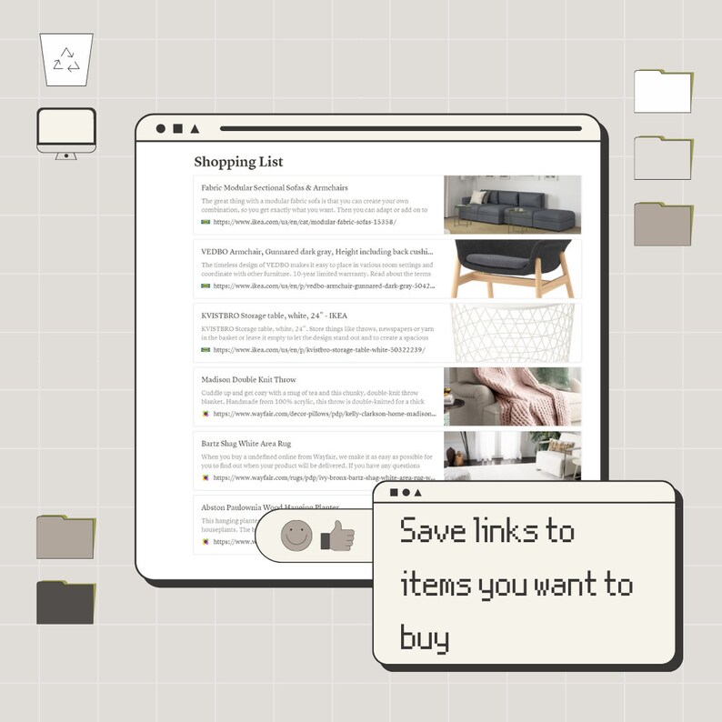 Interior Design Notion Template Digital Design Project | Etsy UK