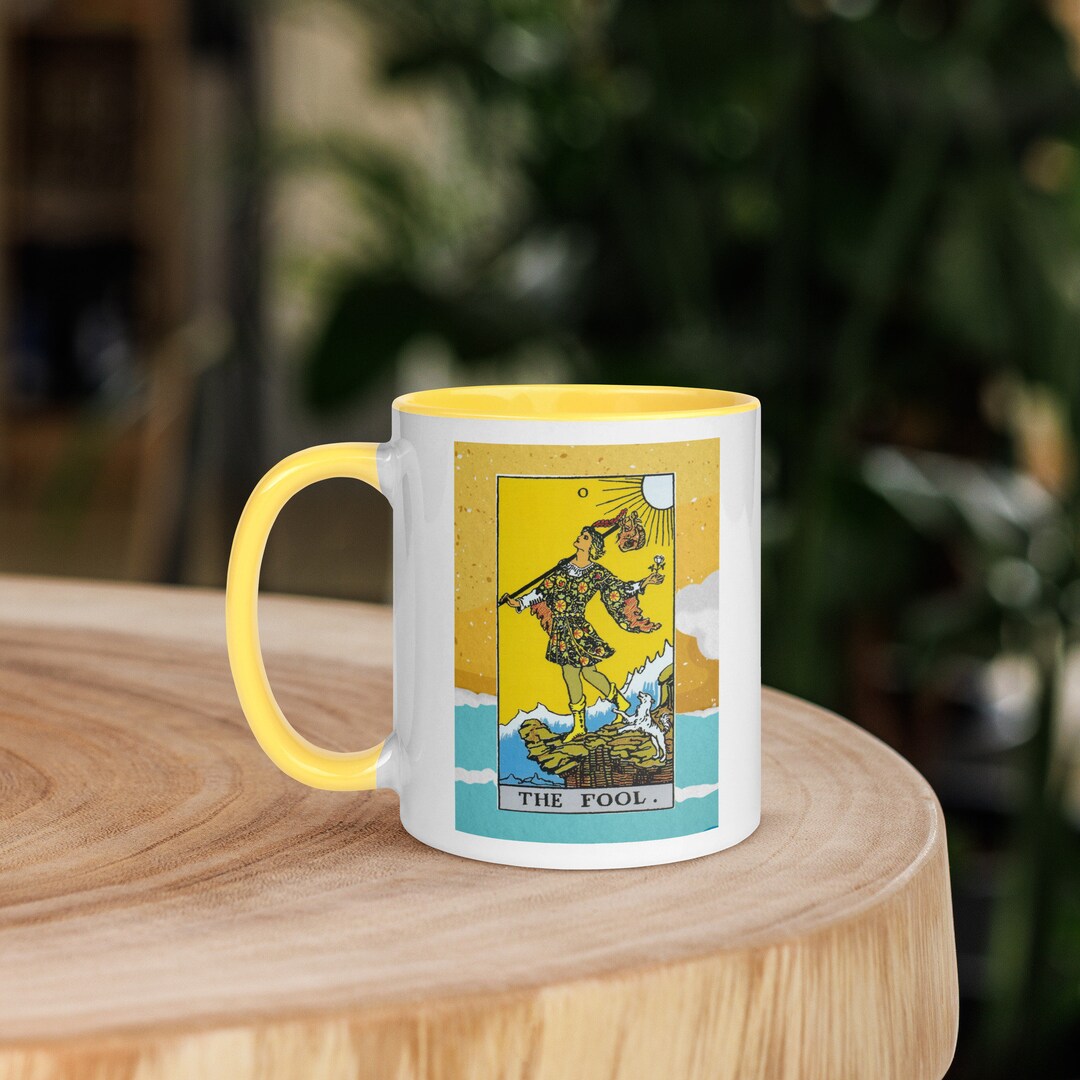 Mug With Color Inside the Fool Tarot Card - Etsy