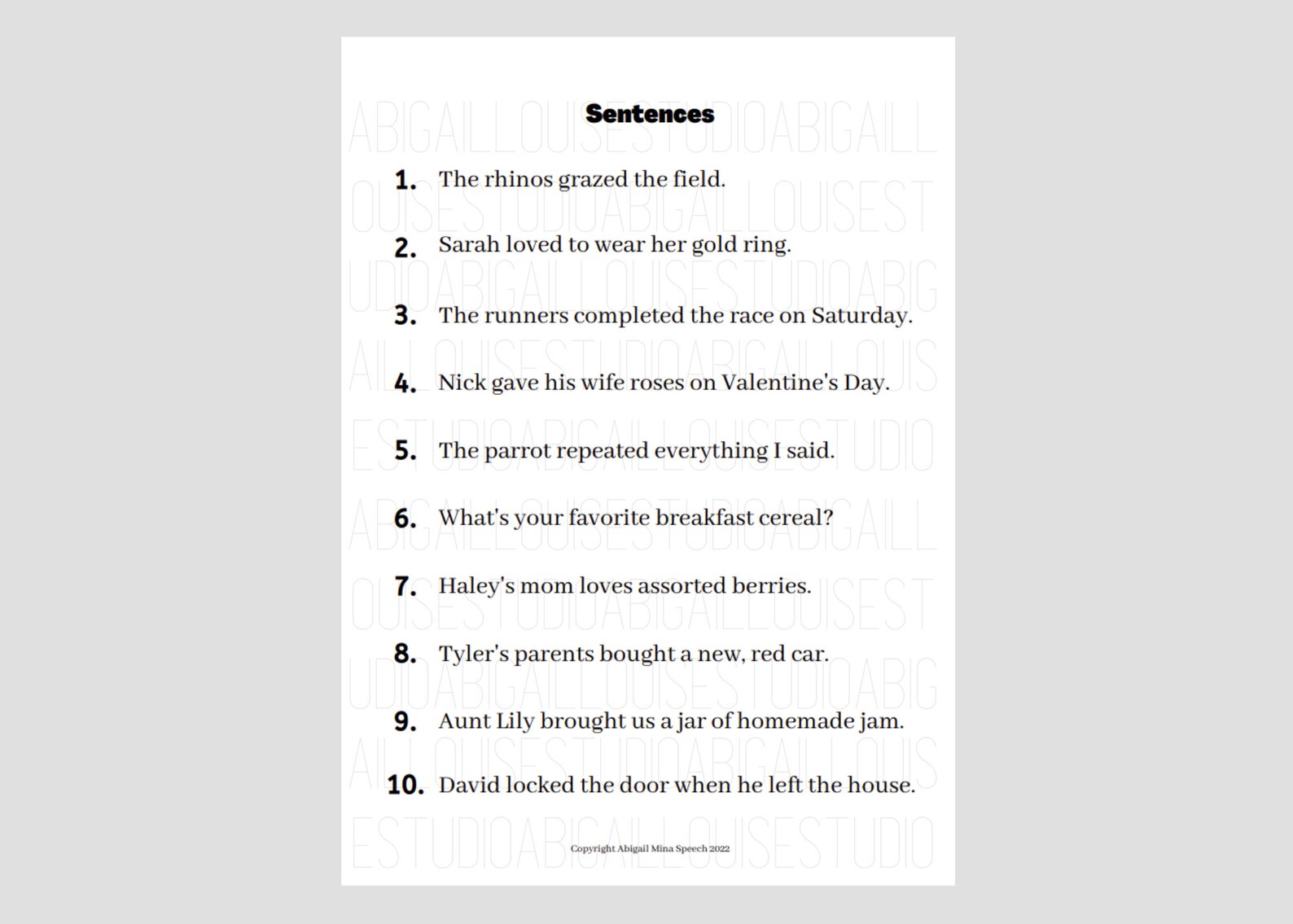 Speech Therapy Activities Speech Therapy Materials SLP Notebook ...