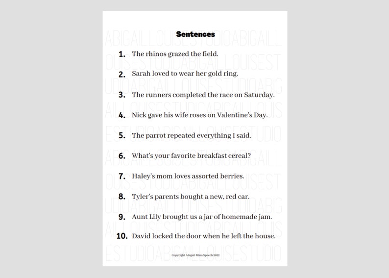 Speech Therapy Activities Speech Therapy Materials SLP Notebook ...