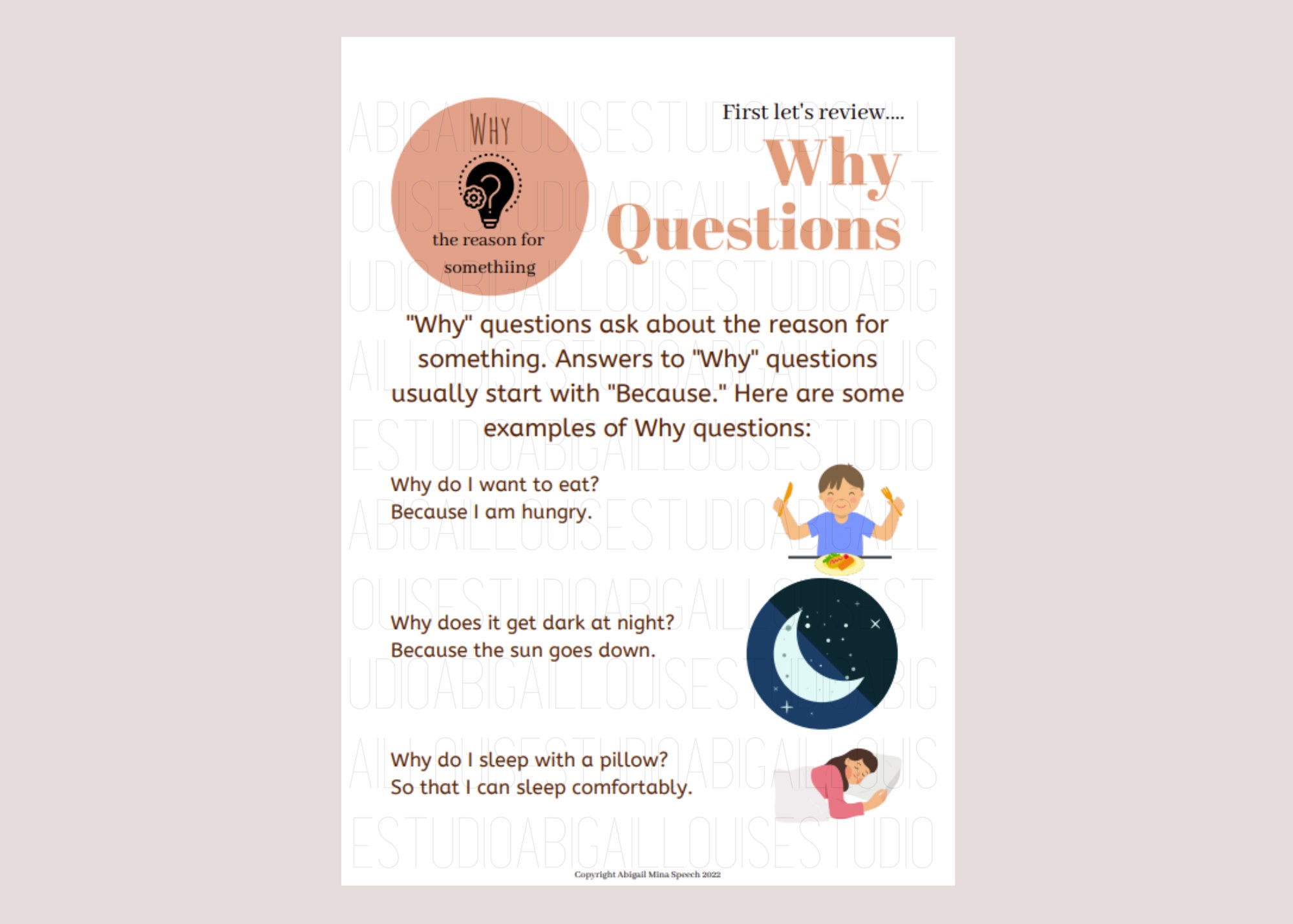 SLP Materials for Speech Therapy Activities WH Questions Workbook for ...