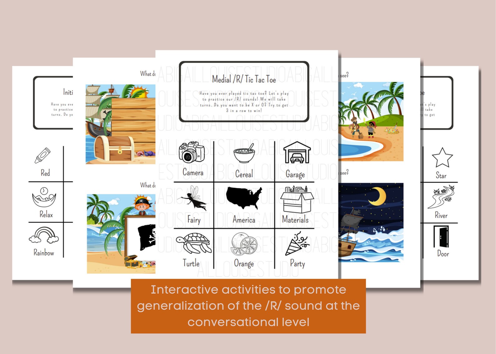 Articulation Games Speech Therapy R Sound Activities Speech Therapy ...