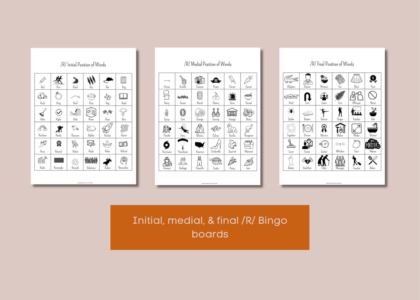 Speech Therapy Materials for School SLP | Articulation Activities for ...