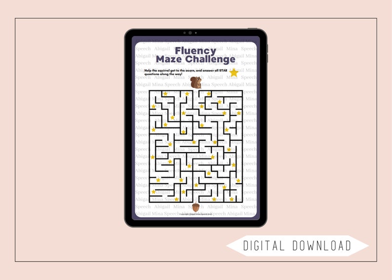 Stuttering Activity Fluency Activity for Kids Speech Therapy - Etsy