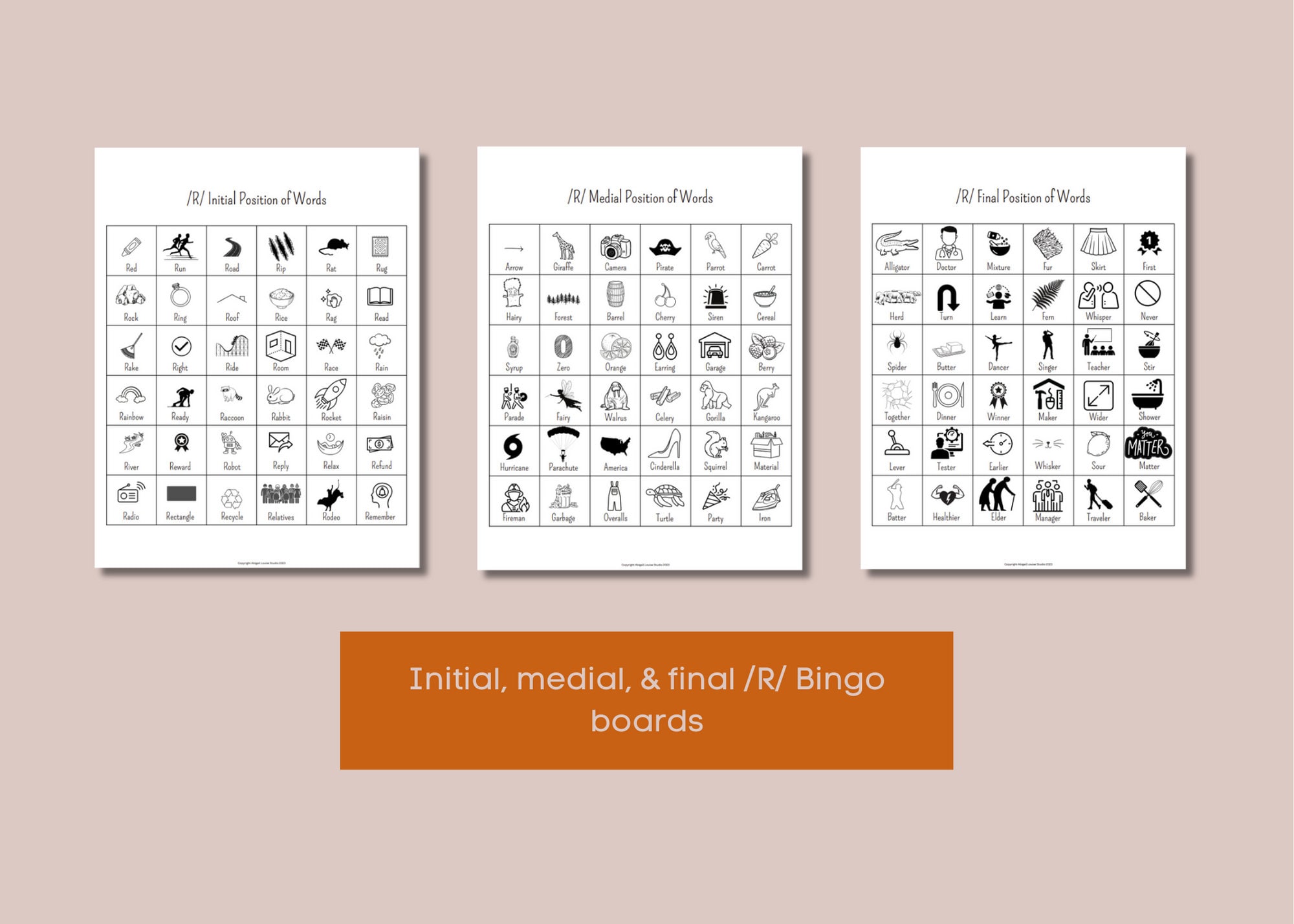 R Sound Activities for Kids Speech Therapy Materials SLP Activities for ...