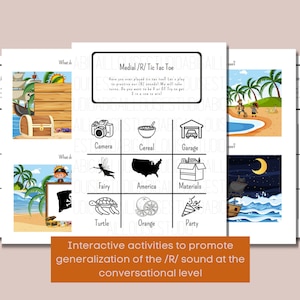 R Sound Activities for Kids Speech Therapy Materials SLP Activities for ...