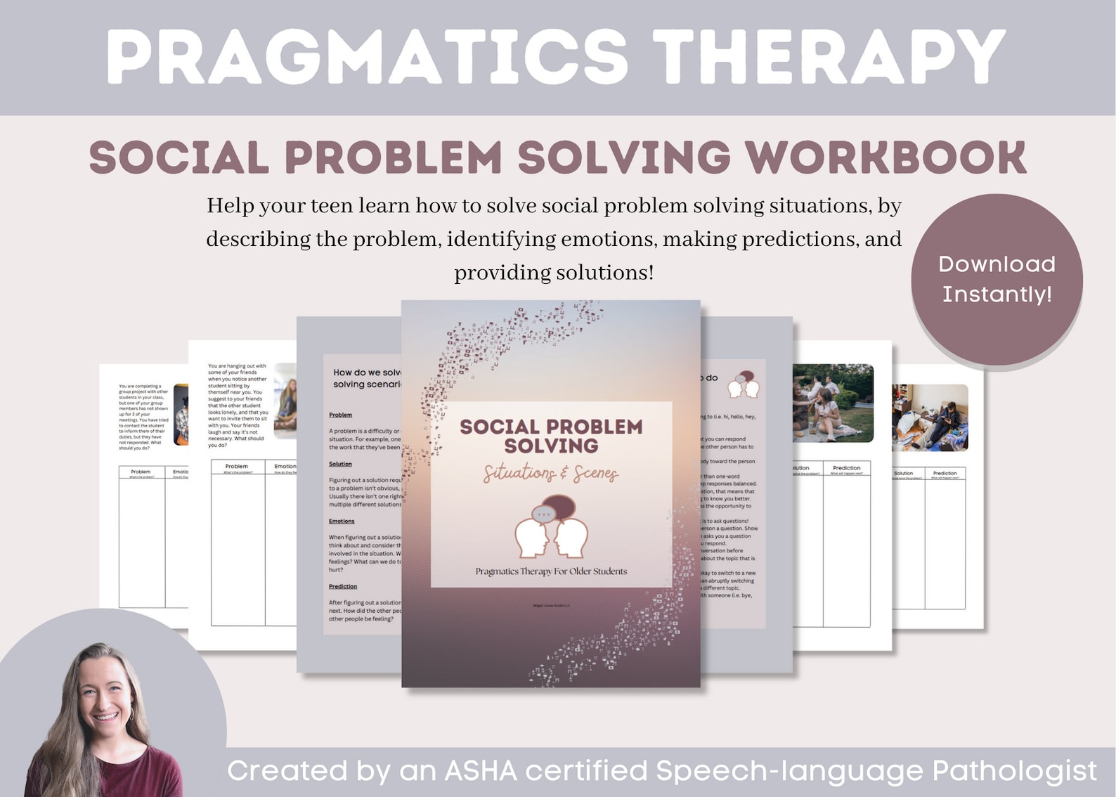 Social Language Pragmatics Therapy High School Social Problem Solving ...