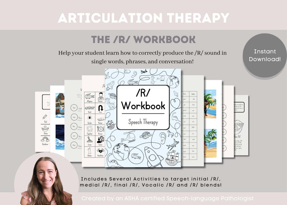 Articulation Games Speech Therapy R Sound Activities Speech Therapy ...