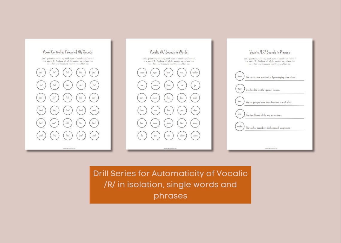 R Sound Articulation Speech Therapy Materials Pirate Themed Speech ...