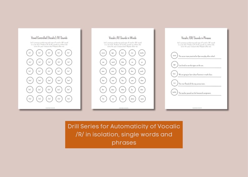 R Sound Articulation Speech Therapy Materials Pirate Themed Speech ...