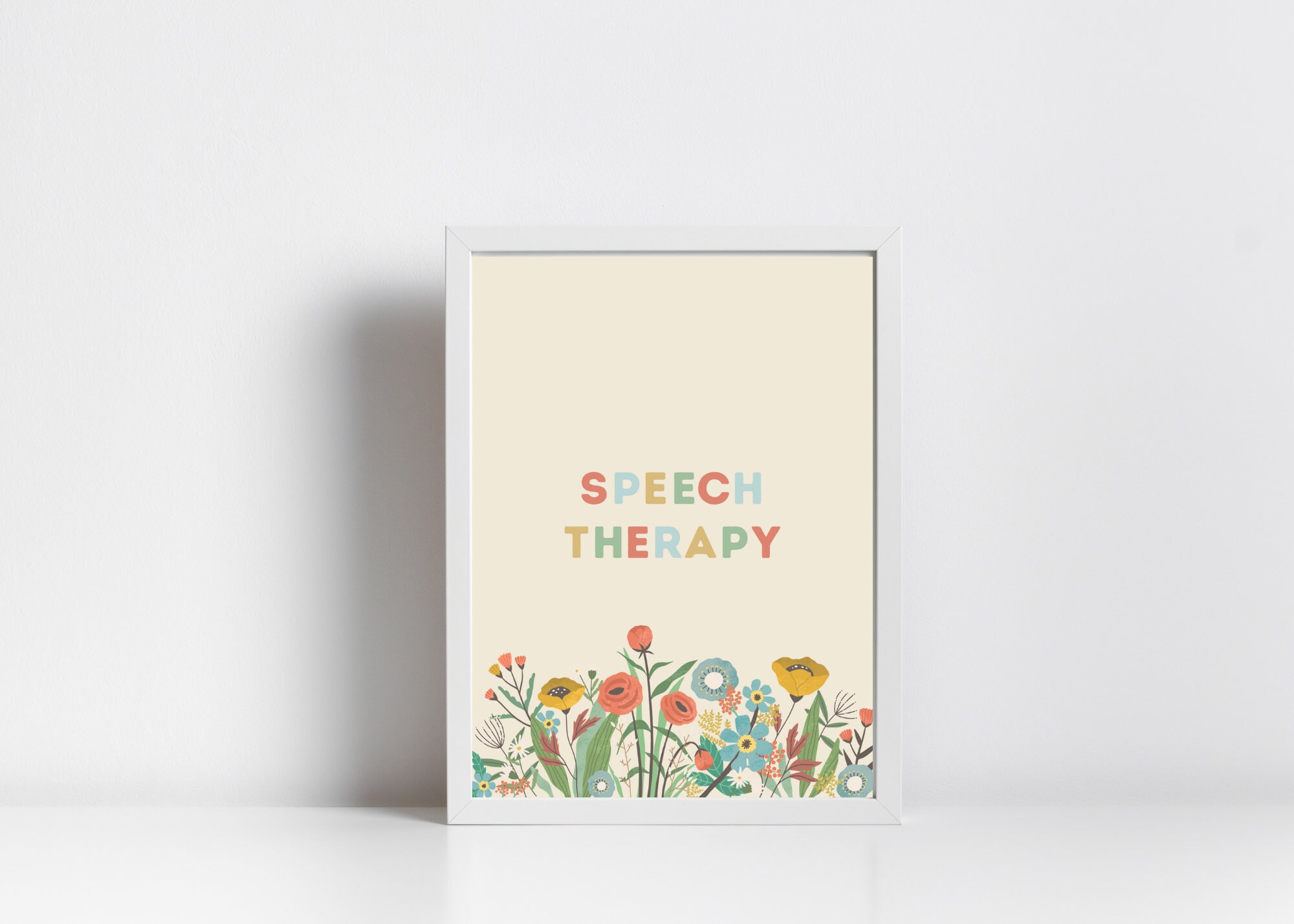 SLP Room Decor Set Kids Room Wall Art Speech Language Pathology Print ...