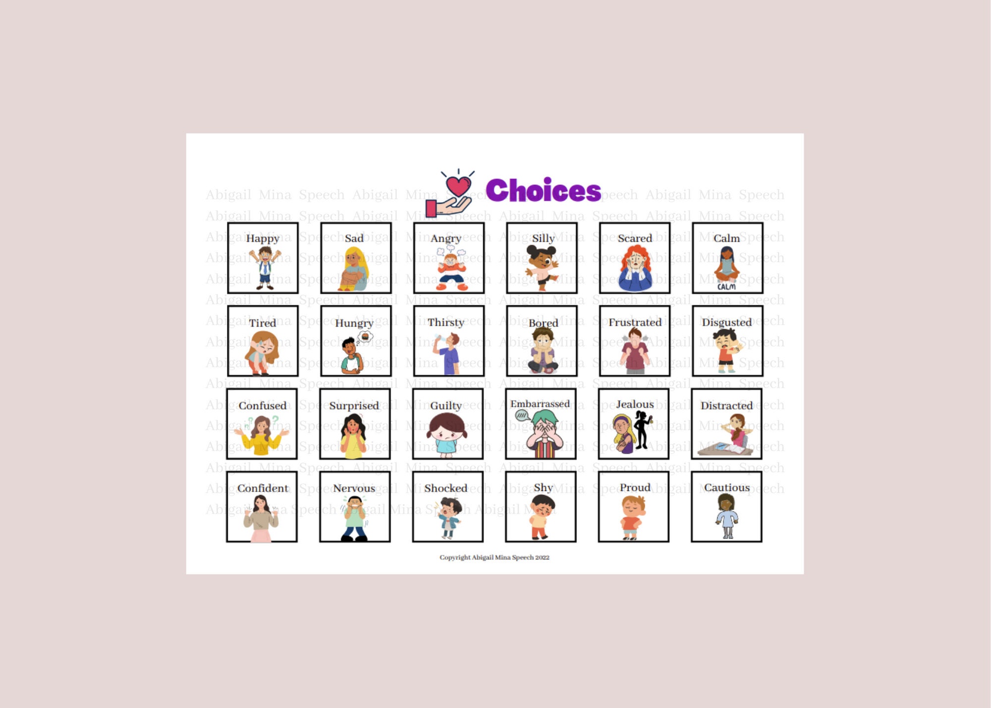 Communication Board for Nonverbal Speakers Speech Therapy Materials for ...