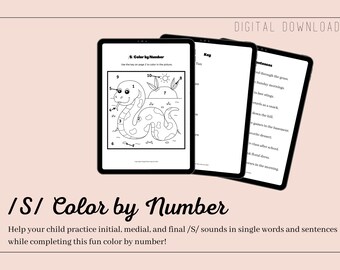 Slp Coloring Page - Etsy