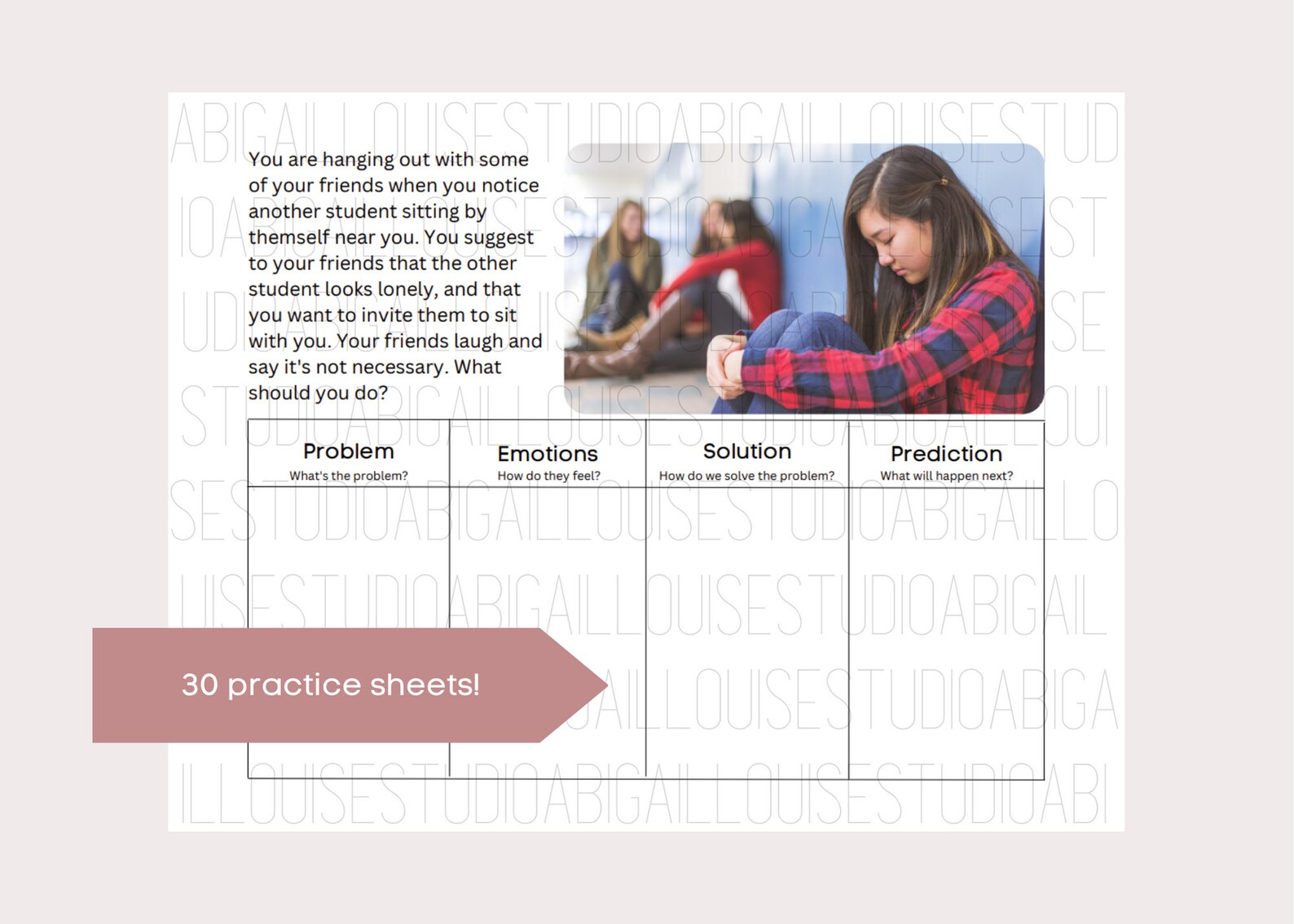 Social Problem Solving Pragmatics Therapy for Teens Social Skill ...