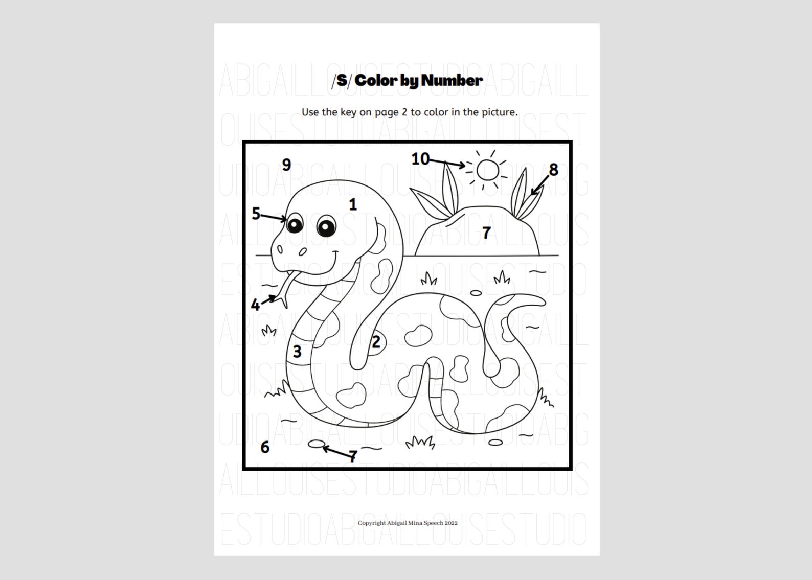 Articulation Speech Therapy Coloring Book SLP Materials Speech Therapy ...