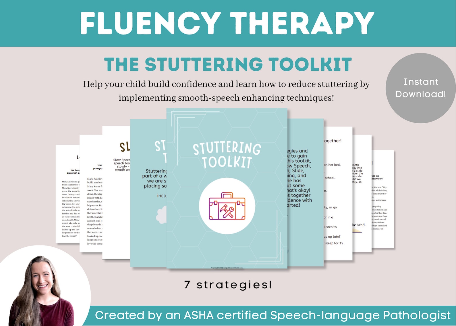Fluency Strategies for Kids Speech Therapy Materials for Fluency Speech ...