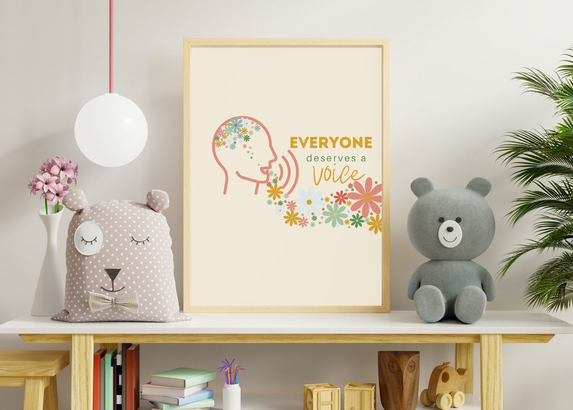 Speech Therapy Room Decor SLP Poster Speech Therapy PNG Speech Language ...