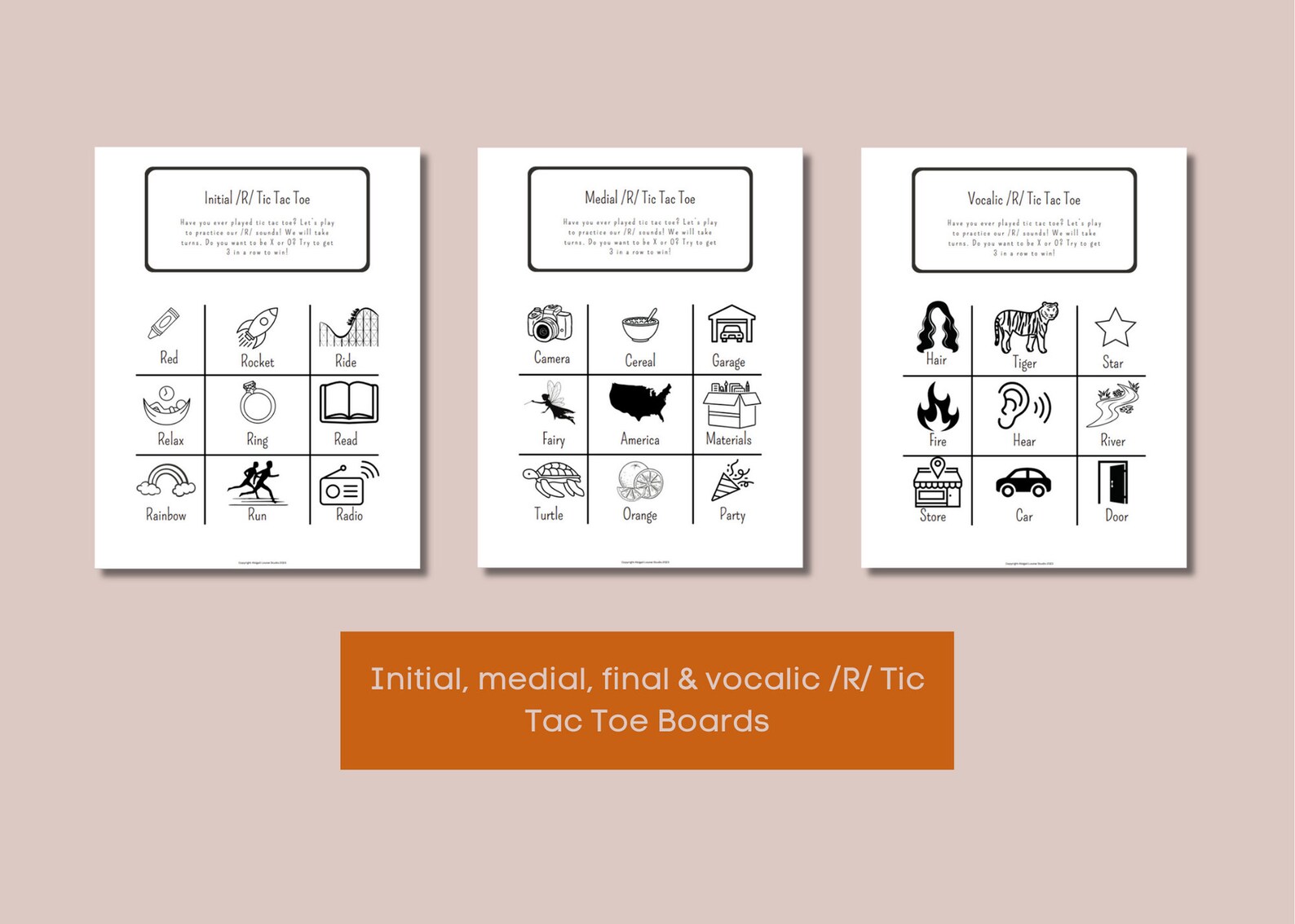 R Sound Articulation Speech Therapy Materials Pirate Themed Speech ...