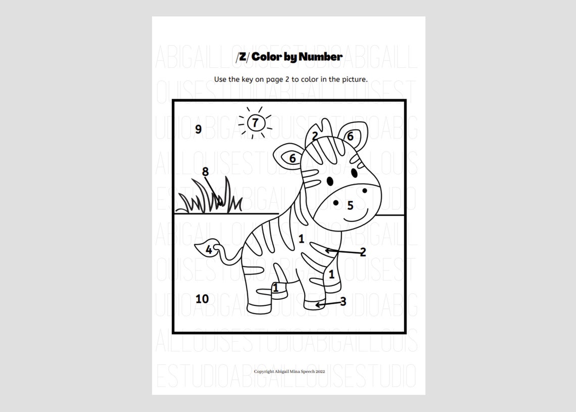 Articulation Speech Therapy Coloring Book SLP Materials Speech Therapy ...