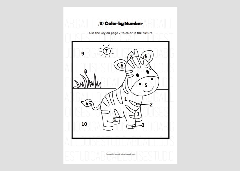 Articulation Speech Therapy Coloring Book SLP Materials Speech Therapy ...