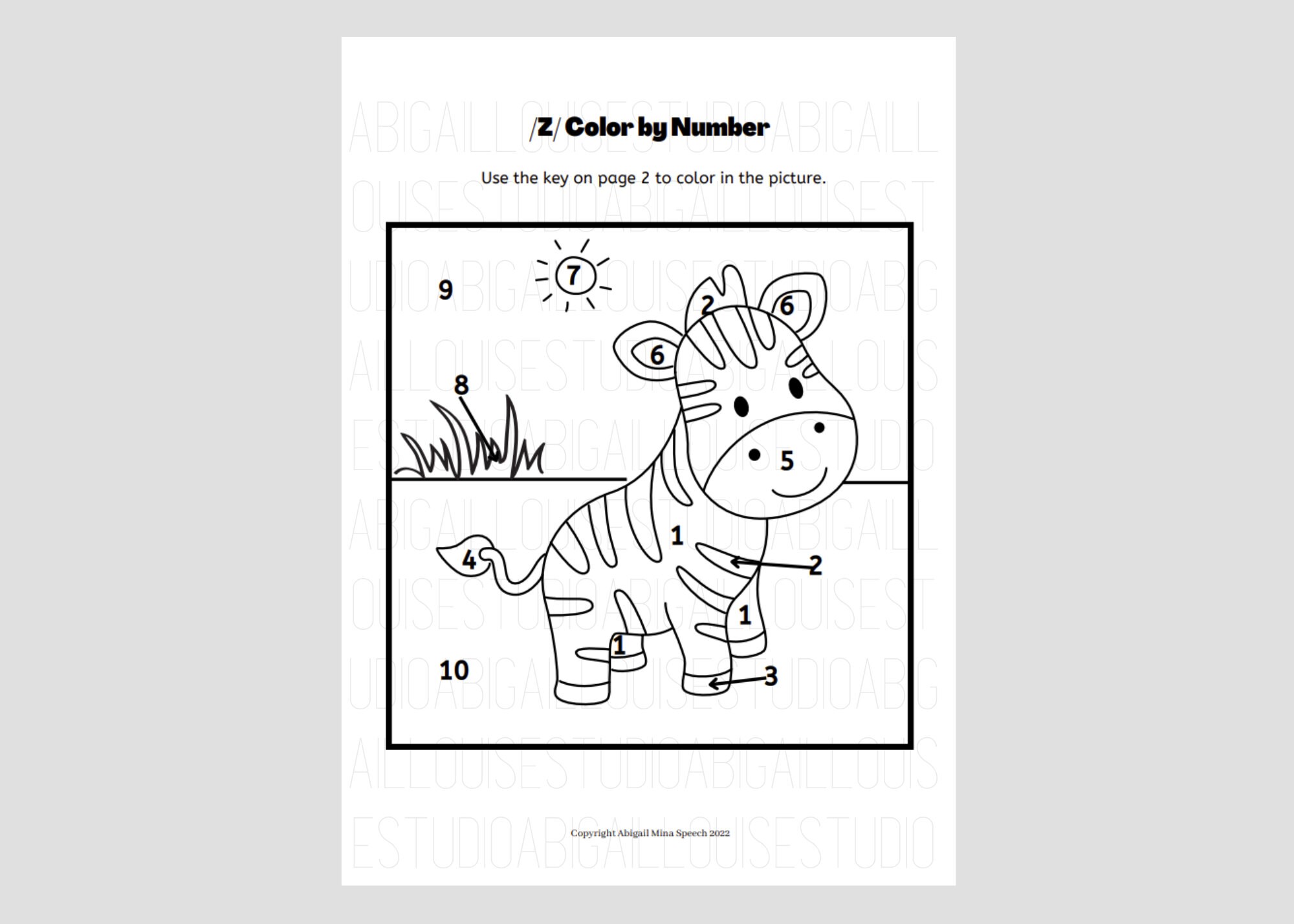 Articulation Speech Therapy Coloring Book SLP Materials Speech Therapy ...