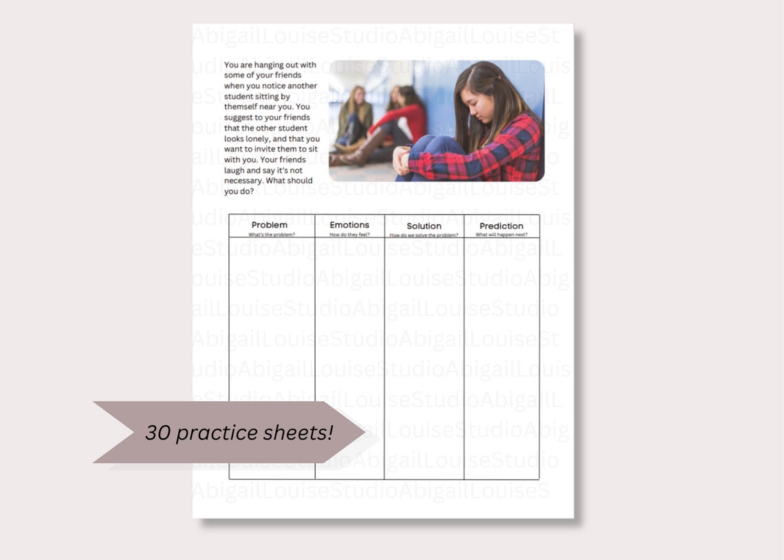 Social Language Pragmatics Therapy High School Social Problem Solving ...