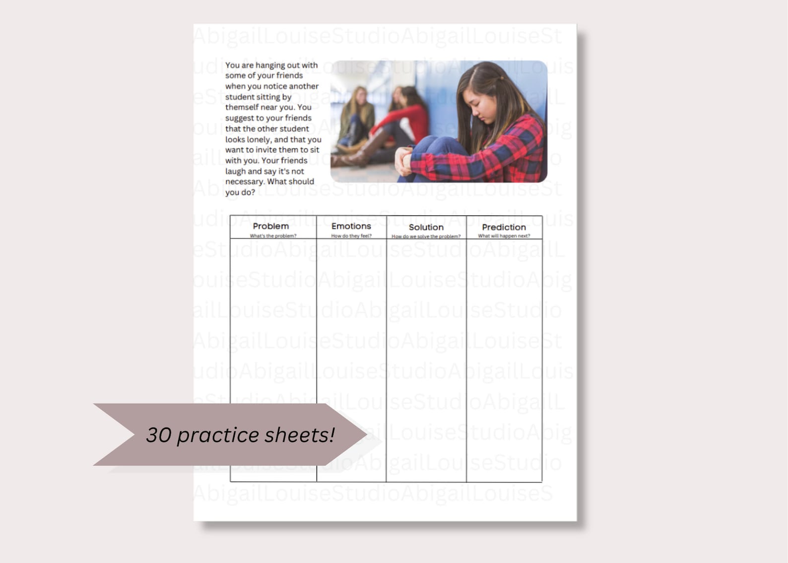 Social Language Pragmatics Therapy High School Social Problem Solving ...