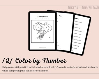 Slp Coloring Page - Etsy