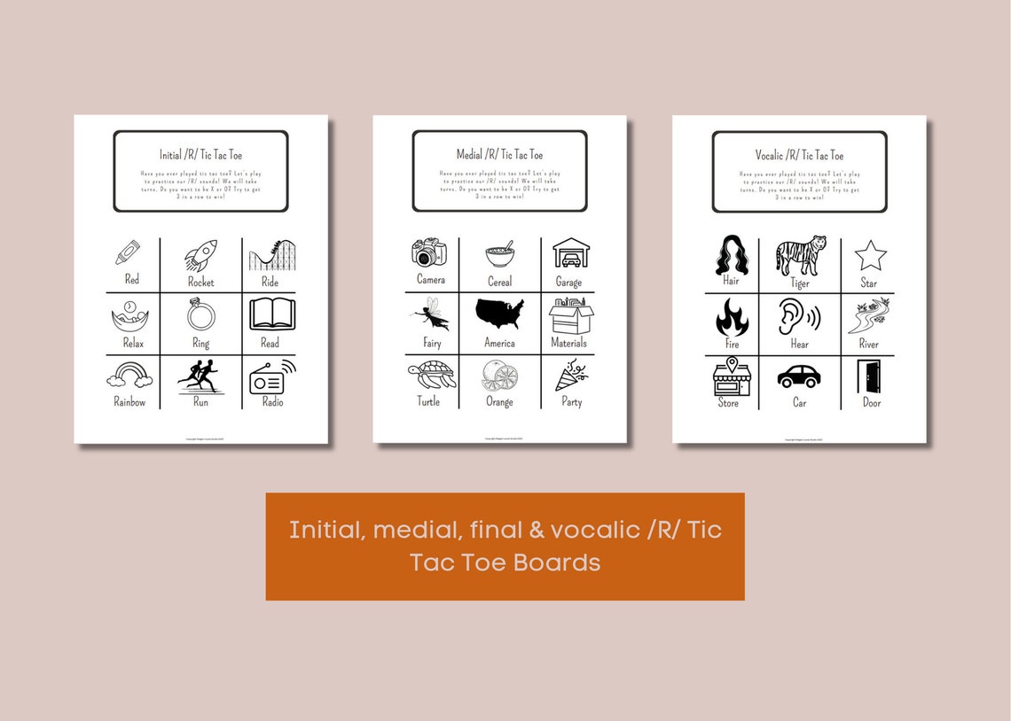 Articulation Games Speech Therapy R Sound Activities Speech Therapy ...