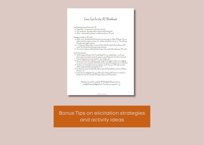 R Sound Activities for Kids Speech Therapy Materials SLP Activities for ...