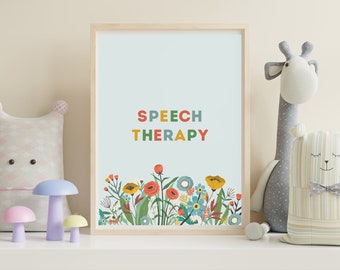 Speech Therapy Room Posters Speech Therapy Poster Bundle SLP Room Decor ...