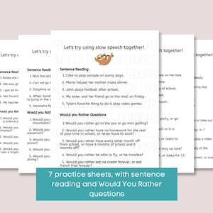 Fluency Strategies for Kids Speech Therapy Materials for Fluency Speech ...