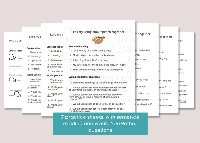 Fluency Strategies for Kids Speech Therapy Materials for Fluency Speech ...