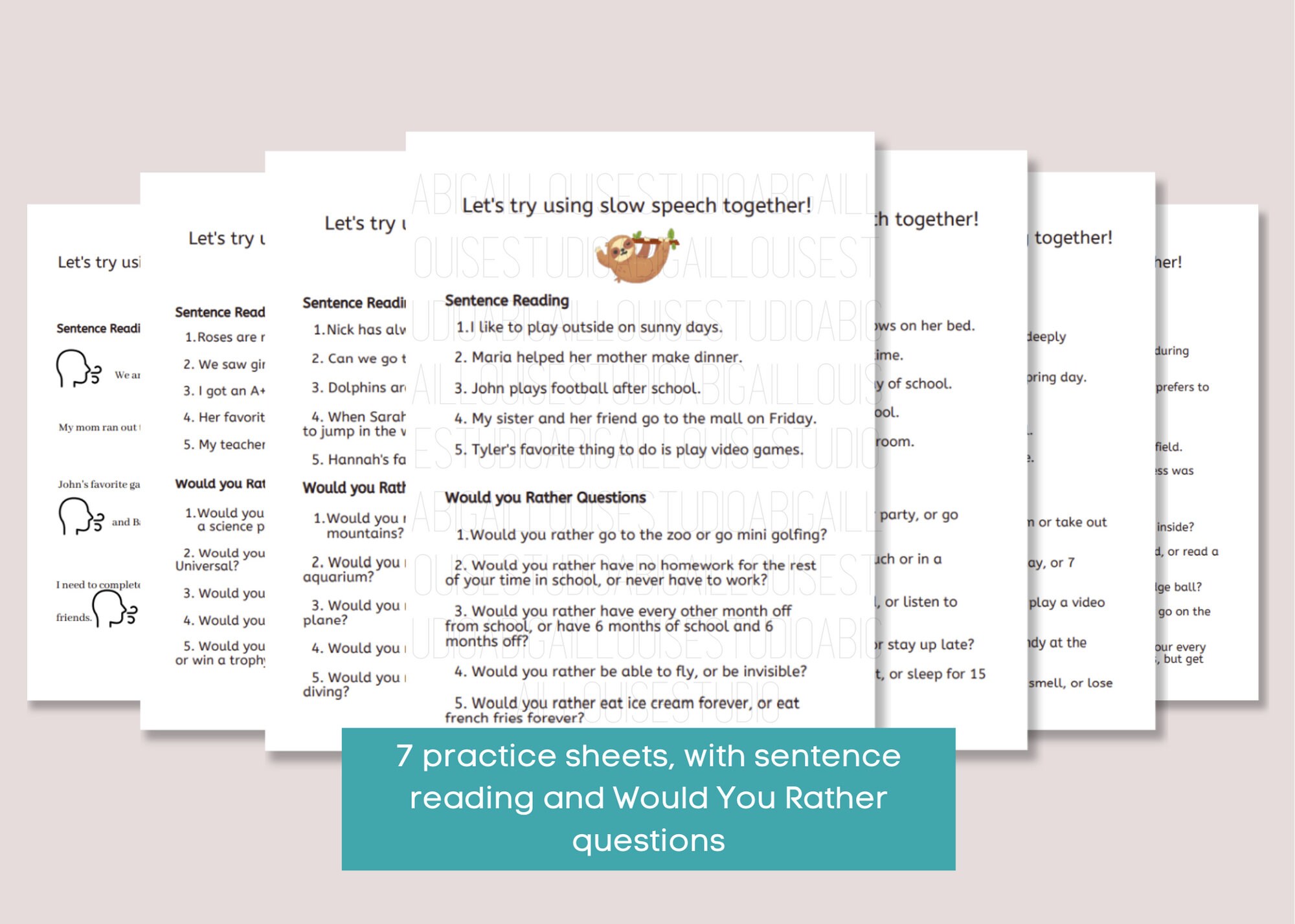 Fluency Strategies for Kids Speech Therapy Materials for Fluency Speech ...