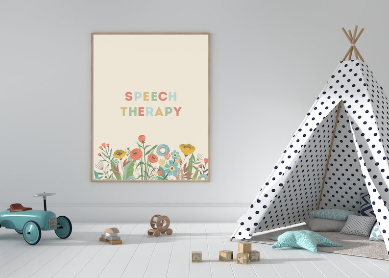 Speech Therapy Room Posters Speech Therapy Poster Bundle SLP Room Decor ...