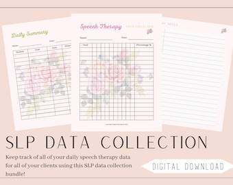 Slp Data Collection Sheet - Etsy
