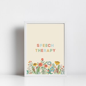 Speech Therapy Room Posters Speech Therapy Poster Bundle SLP Room Decor ...